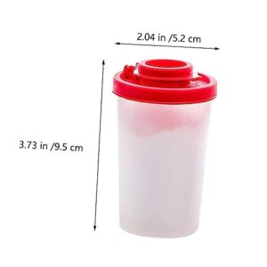 Jalepeño Pepper 2pcs Pepper Shaker Seasoning Jars Plastic Pepper Plastic Bottle Metal Clear Plastic Mini Plastic s Seasoning s Kitchen Supplies