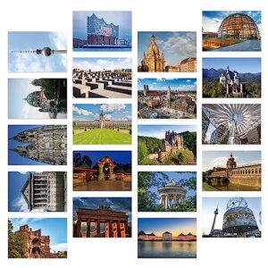 dear mapper germany vintage landscape postcards pack 20pc/set postcards from around the world greeting cards for business world travel postcard for mailing decor gift