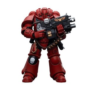 pipigirl joytoy warhammer 40k space marine genuine license 1/18 soldier, 4inch models space marines action figures kits (blood angels intercessors)