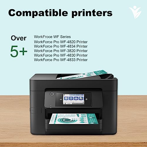 YUANQIMM 822XL Ink Cartridges Remanufactured Replacement for Epson 822 Ink Cartridges Combo Pack 822XL T822 XL for Epson Workforce Pro WF-4820 Ink Cartridges WF-3820 WF-4830 WF-4833 WF-4834 (4-Pack)