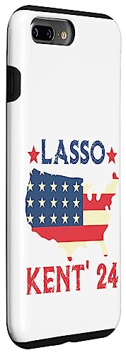 iPhone 7 Plus/8 Plus Lasso Kent' 24 Funny Usa Flag Sports 4th of July Election Case