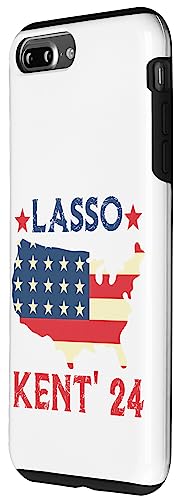 iPhone 7 Plus/8 Plus Lasso Kent' 24 Funny Usa Flag Sports 4th of July Election Case