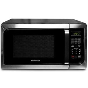 Farberware Countertop Microwave 900 Watts, 0.9 cu ft - Microwave Oven With LED Lighting and Child Lock - Perfect for Apartments & Proctor Silex 4 Slice Toaster with Extra Wide Slots for Bagels