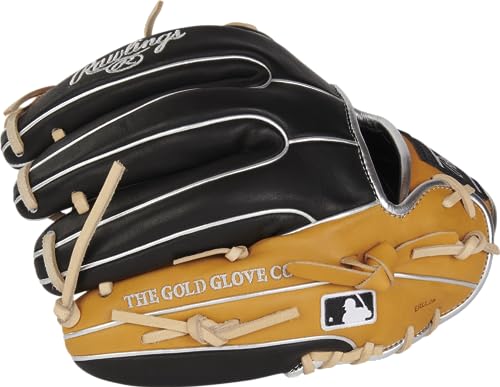 Rawlings | HEART OF THE HIDE R2G Baseball Glove | Right Hand Throw | 11.5" - Pro I-Web | Black/Tan