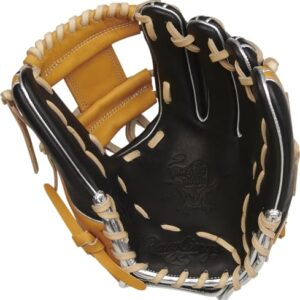 Rawlings | HEART OF THE HIDE R2G Baseball Glove | Right Hand Throw | 11.5" - Pro I-Web | Black/Tan