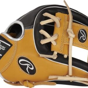 Rawlings | HEART OF THE HIDE R2G Baseball Glove | Right Hand Throw | 11.5" - Pro I-Web | Black/Tan