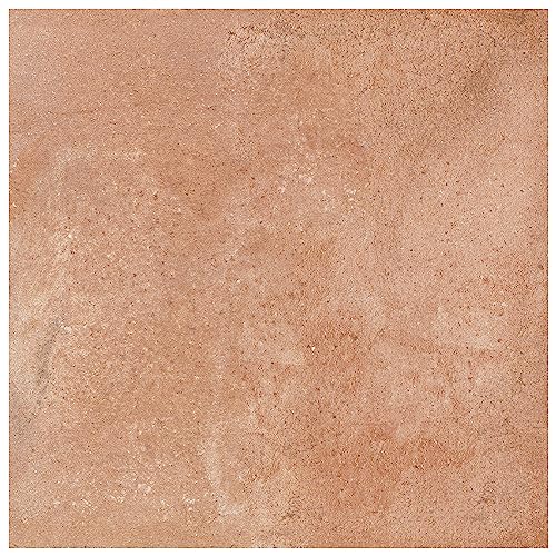 SomerTile FEM13MNC Manises Cuero x 13-1/8" Ceramic Floor and Wall Tile, Brown