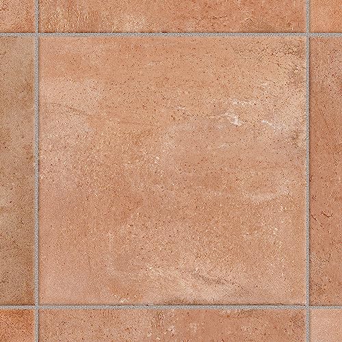 SomerTile FEM13MNC Manises Cuero x 13-1/8" Ceramic Floor and Wall Tile, Brown