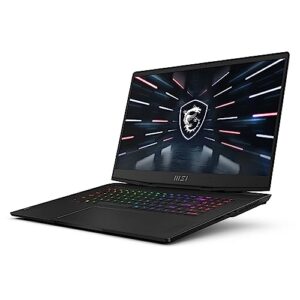 MSI GS77 Stealth 17.3" FHD 144Hz Gaming Laptop - 12th Gen Intel Core i9-12900H up to 5.0 GHz Processor, 16GB DDR5 RAM, 1TB NVMe SSD, GeForce RTX 3060 6GB GDDR6, Windows 11 Home, Black