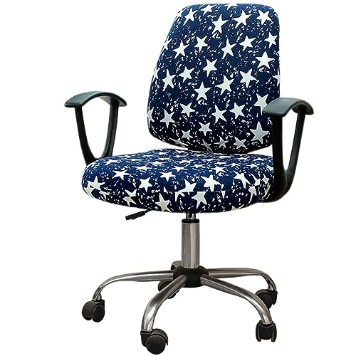 Melaluxe Computer Office Chair Cover - Protective & Stretchable Universal Chair Covers Stretch Rotating Chair Slipcover