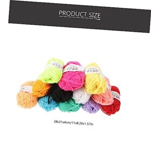 Wool Yarn 1 Set String Knitting Set Knitting String Knit Sets Knitting Kit Hand Knitting Yarn Woven Cloth Line Woolen Yarn Ball of Yarn Sweater Yarn Suite