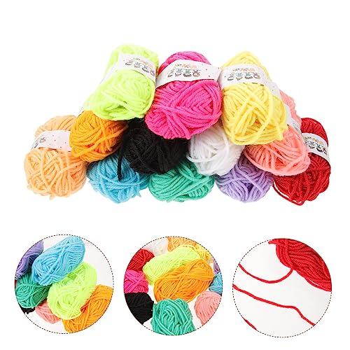 Wool Yarn 1 Set String Knitting Set Knitting String Knit Sets Knitting Kit Hand Knitting Yarn Woven Cloth Line Woolen Yarn Ball of Yarn Sweater Yarn Suite