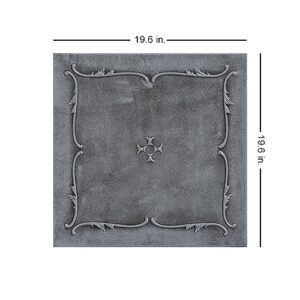 A La Maison Ceilings R05 Spring Buds Foam Glue-up Ceiling Tile (21.6 sq. ft./Case), Pack of 8, Moss Gray