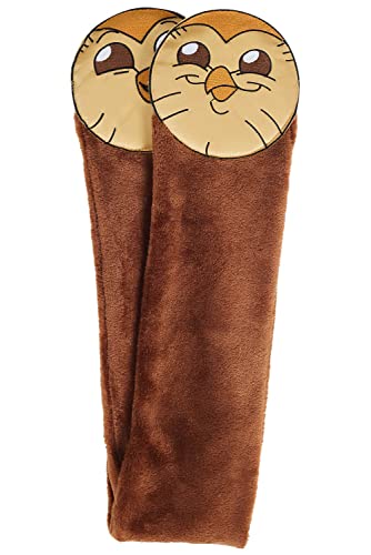 Duwseal TOH Hooty The Owl Scarf Flannel Scarf Cute Warm Shawl Luz Noceda Cosplay Owl Scarf for Kids Adult