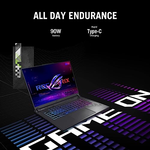 ASUS ROG Strix G16 Gaming Laptop, 16'' WUXGA 165Hz Display, Intel Core i7-13650HX, NVIDIA GeForce RTX 4060, 4zone RGB Backlit Keyboard, Win 11 Pro, Gray, 128GB USB Business Card(32GB DDR5 | 2TB SSD)