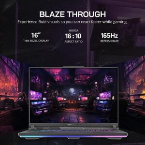 ASUS ROG Strix G16 Gaming Laptop, 16'' WUXGA 165Hz Display, Intel Core i7-13650HX, NVIDIA GeForce RTX 4060, 4zone RGB Backlit Keyboard, Win 11 Pro, Gray, 128GB USB Business Card(32GB DDR5 | 1TB SSD)