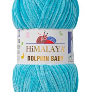 1 Pack/Skein Himalaya Dolphin Baby, Each Skein 100 Gr/3,5 oz, 120 mt/ 132 yd, Super Bulky Yarn, Blanket Yarn, Velvet Yarn, Knitting Yarn, Amigurumi Yarn, Baby Yarn 80315