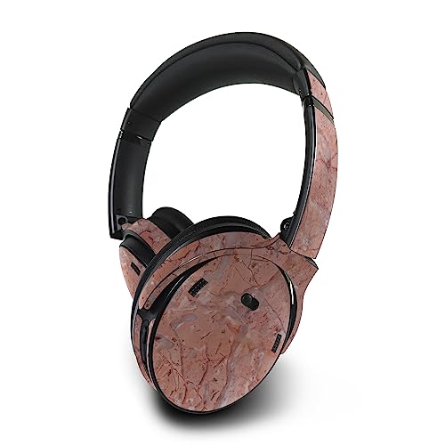 MightySkins Skin Compatible with Bose QuietComfort 45 Headphones - Pink Marble | Protective, Durable, and Unique Vinyl Decal wrap Cover | Easy to Apply, Remove, and Change Styles | Made in The USA