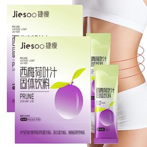 aultink slimming in 7 days-prune lotus leaf juice, jiesoo prune lotus leaf juice prebiotic prune juice dietary fiber, jiesoo prune juice organic solid drink (2box)