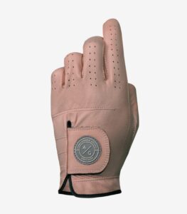 asher men's premium dusty rose golf glove m/l -(goes on left hand)