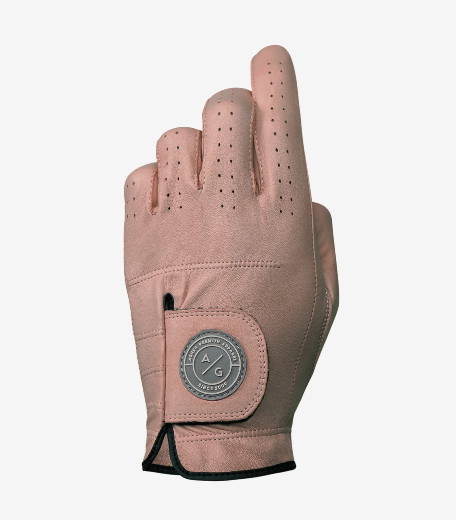 Asher Men's Premium Dusty Rose Golf Glove M/L -(goes on Left Hand)