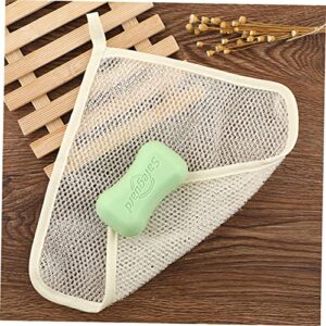 Exfoliating Bath Cloth 6pcs Body Towels Bath Loofah Facial Towel Bath Scrub Dual-Sided Exfoliating Skin Towel Beige Clothing Washcloth Scrubber Horny Scrub Bar Soft Bath Towels