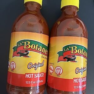 2-PACK Chamoy Sauce Bundle - INCLUDES 2 Bottles of Mexican Hot Sauce LA BOTANERA Original 25oz TOTAL - Comes in a Despensa Colombiana Bag - Great to Compliment your Snacks!