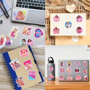 50Pcs Cute Pink Girls Stickers for Suitcase Skateboard Trunk Laptop Computer Water Bottles Phone Car Teens Boys Girls Decal Waterproof Sticker.