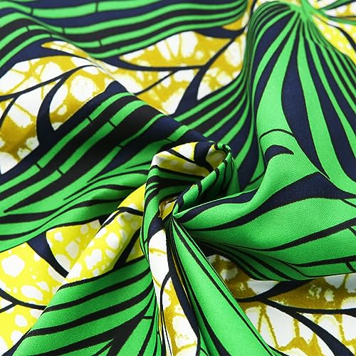 8 Pieces African Print Fabric 19.7x15.7inch/50x40cm Bohemian Ankara Ethnic Pattern Fat Quarters Fabric Bundle, Multicolored African Precut Patchwork for Face Covering Make Sewing DIY Quilting Supplies