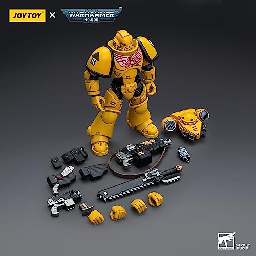 LEBOO Joytoy 1/18 Action Figures Warhammer 40K Joy Toy Mecha Model Toys Imperial Fists Intercessors