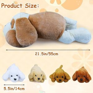 Soft Cuddly Dog Mommy Stuffed Animal Toys with 4 Surprise Babies, Animal Pillows Plushies for Toddlers, Kids, Boys, Girls, & Adults Gifts for Birthdays, Christmas, Valentine's and Thanksgiving Day