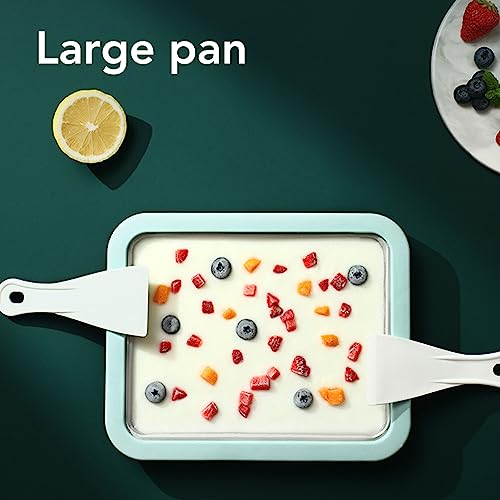 Ice Cream Roll Maker Rolled Ice Cream Machine Sweet Spot Pan Instant Cold Plate Ideal for Making Rolled Ice Cream Soft Serve Slushies Frozen Yogurt Sorbet Gelatod