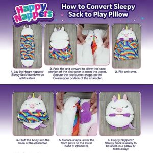 Happy Nappers Large (66"x30") Pillow & Sleepy Sack- Comfy, Cozy, Compact, Super Soft, Warm, All Season, Sleeping Bag with Pillow - Seal