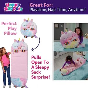 Happy Nappers Large (66"x30") Pillow & Sleepy Sack- Comfy, Cozy, Compact, Super Soft, Warm, All Season, Sleeping Bag with Pillow - Seal