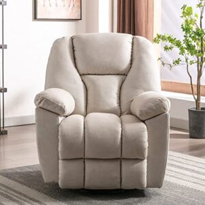 Lifeand Power Lift Adjustable Massage Function, Recliner Chair with Heating System for Living Room, Beige