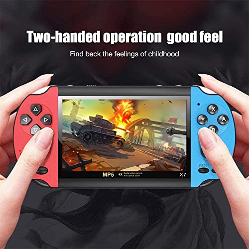 Handheld Game Console, Retro Game Console Built-in 10000+ Classic Games, 4.1-inch TFT LCD Screen, 10 Emulators, Handheld Emulator Console Support TV Output Video Music eBook