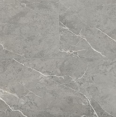 Islander Flooring 6mm Milan Marble HDPC® Waterproof Luxury Vinyl Tile Flooring 12 in. Wide x 24 in. Long - 9 Planks / 18 SQ FT