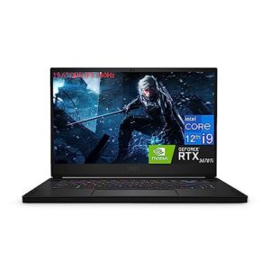 msi 2023 newest stealth gs66 gaming laptop, 15.6" qhd ips 240hz display, intel core i9-12900h (14 core), geforce rtx 3070 ti, 64gb ddr5 ram, 1tb ssd, wi-fi 6e, per-key rgb keyboard, windows 11 home