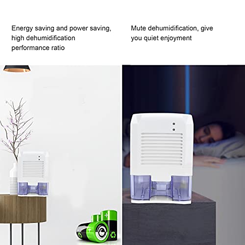 Small Portable Dehumidifier, Removes Moisture Humidity USB Air Dryer for Home Beedroom Household Humidity Control Device