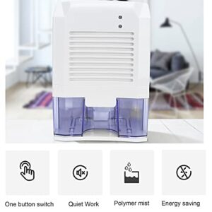 Small Portable Dehumidifier, Removes Moisture Humidity USB Air Dryer for Home Beedroom Household Humidity Control Device