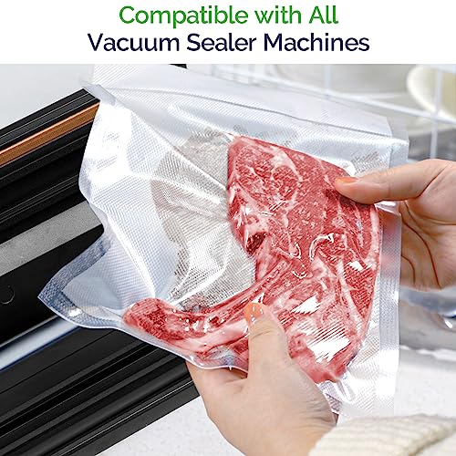 GERYON Vacuum Sealer Machine Silver and 20 Counts Vacuum Sealer Bags