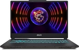 msi cyborg 15 15.6" fhd 144hz gaming laptop - 13th gen intel core i7-13620h 10-core up to 4.90 ghz cpu, 32gb ddr5 ram, 2tb nvme ssd, geforce rtx 4050 6gb, wi-fi 6 gig+ bluetooth 5.2, windows 11 pro