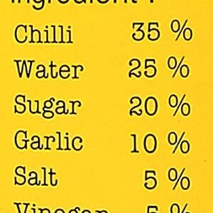 Shark Brand Sriracha Chili Sauce, Medium Hot, 25 Ounce Bottle Plus NineChef Brand Golden Heart Coffee Ice Tea Spoon (Pack 1)