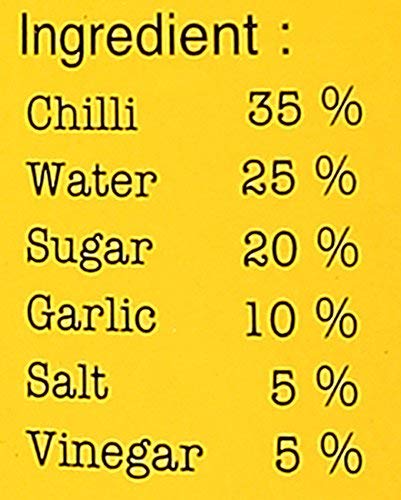 Shark Brand Sriracha Chili Sauce, Medium Hot, 25 Ounce Bottle Plus NineChef Brand Golden Heart Coffee Ice Tea Spoon (Pack 1)