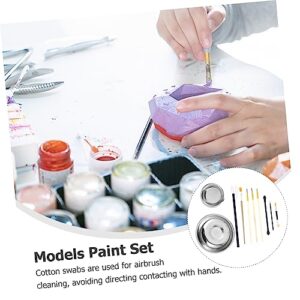 EXCEART 2 Sets Model Coloring Kit Professional Paint Brushes Spray Paint Set Airbrush Makeup Kit Inkless Water Painting Set Artist Paint Brushes Fine Model Craft Spray Kit Models Paint Set