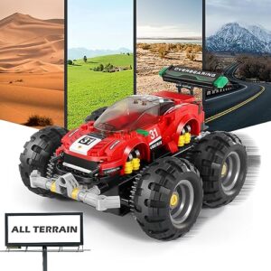 Teensmagic STEM Projects Toys RC Building Car for Kids Ages 7-9 8-12 Year Old, Remote Control Monster Truck, Boys and Girls Best Christmas and Birthday Gifts