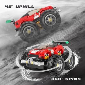 Teensmagic STEM Projects Toys RC Building Car for Kids Ages 7-9 8-12 Year Old, Remote Control Monster Truck, Boys and Girls Best Christmas and Birthday Gifts