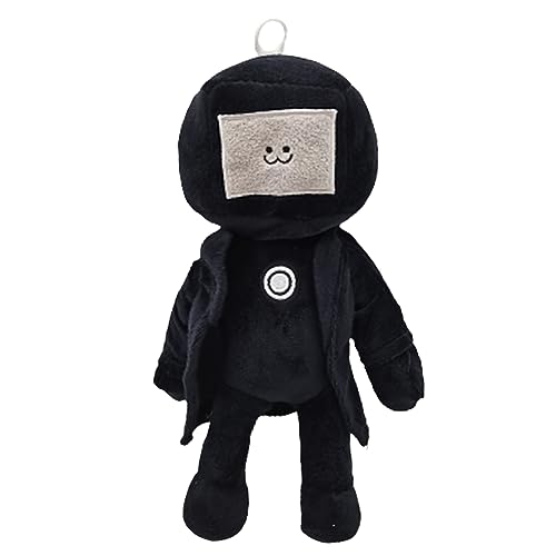 1 YOHAXAM TV Man Plush Toy Doll,Anime Skibidi Toilet Cartoon Cute Character Soft Doll for Kids (TV Man (Wing))