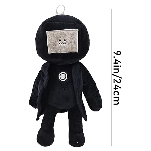 1 YOHAXAM TV Man Plush Toy Doll,Anime Skibidi Toilet Cartoon Cute Character Soft Doll for Kids (TV Man (Wing))