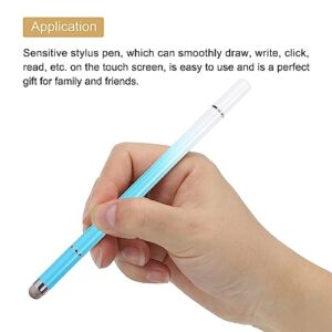 MECCANIXITY Ballpoint Pen with Stylus Tip 3 in 1 Ink Pen & Fine Point Disc & Fiber Tips Magnetic Stylus Pens for All Capacitive Touch Screens Universal, Blue